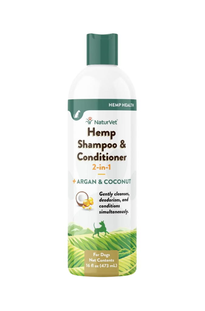 NaturVet Hemp Seed 2-in-1 Pet Shampoo & Conditioner – BOTANICANNA