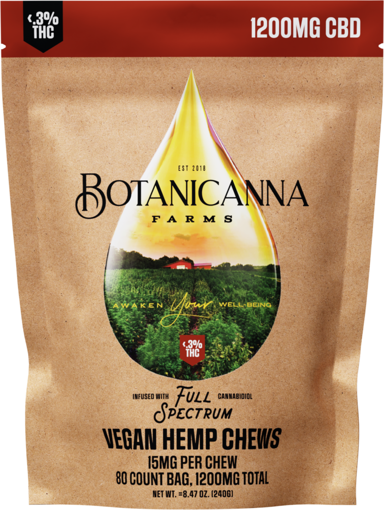 Botanicanna 15mg Chews 80ct FULL SPECTRUM – BOTANICANNA
