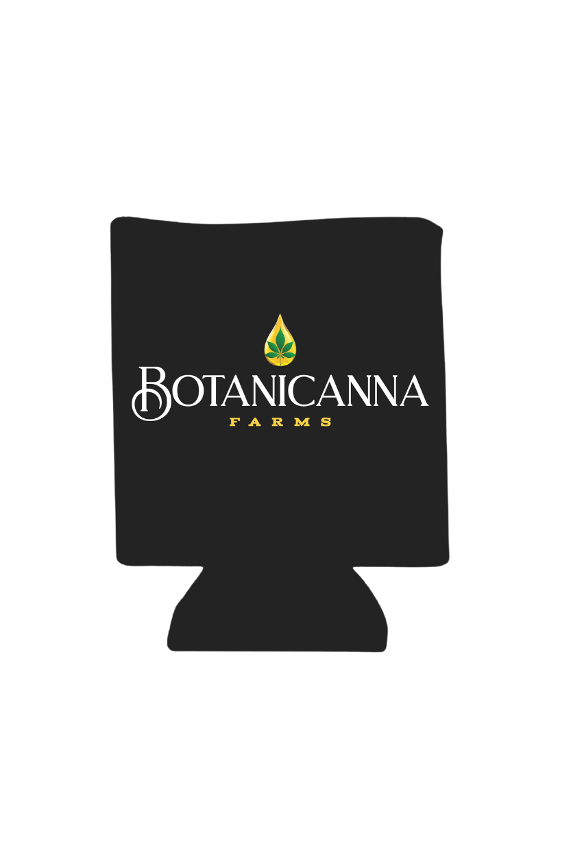 Botanicanna LOGO Koozie BLACK – BOTANICANNA